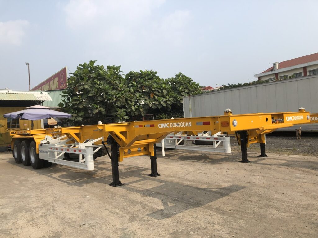 Mooc xương cimc 3 trục 40 feet - Nhà phân phối xe tải xe đầu kéo faw ...